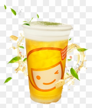 Green Tea With Salted Cheese - Happy Lemon - Free Transparent PNG ...