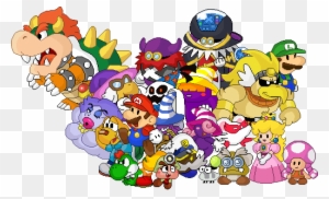 Squish-squash 191 26 Paper Mario Cast By Therealmulderman - Paper Mario ...