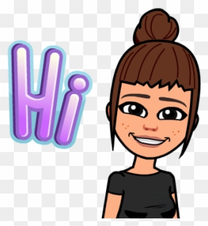 Long Hair For Bitmoji - Bitstrips - Free Transparent PNG Clipart Images ...