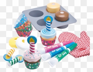 Toy Cupcake Decorating Set - Cupcake - Free Transparent PNG Clipart ...
