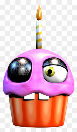 Fnaf 1 Cupcake Render - Birthday Cake - Free Transparent PNG Clipart ...