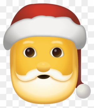 Santa Clipart Emoji - Santa Claus Face - Free Transparent PNG Clipart ...