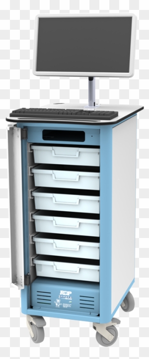 Slim Medication Computer Cart - Computer - Free Transparent PNG Clipart ...