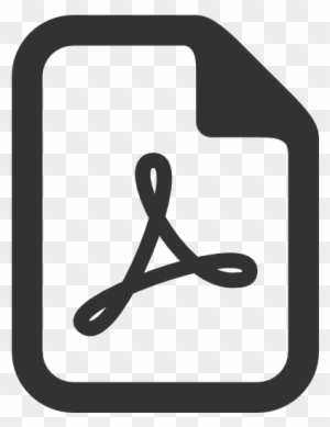 Pdf Icon Black And White - Free Transparent PNG Clipart Images Download
