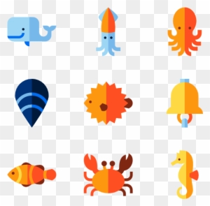 Sea Life 50 Icons - Ocean Icon - Free Transparent PNG Clipart Images ...