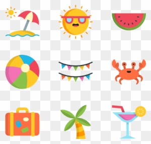 Summer 50 Icons - Summer Icon Transparent Background - Free Transparent ...