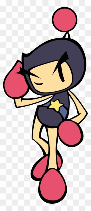 Black Bomberman - Super Bomberman R Black - Free Transparent PNG ...