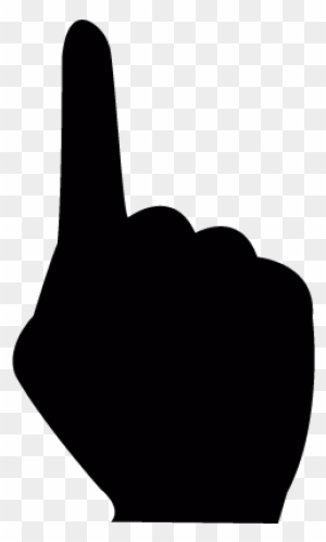 Index Finger Pointing Clipart - Finger Pointing Up Vector - Free ...