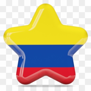 Illustration Of Flag Of Colombia - Colombia Flag Star - Free ...