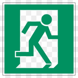 Emergency Exit, Exit, Door, Way, Sign, Symbol, Icon - Saida De ...