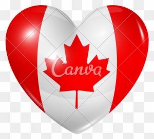 Love Canada, Heart Flag Icon - Royal Canadian Navy Flag - Free ...