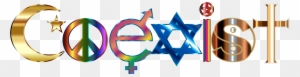 Eclectic Spirituality - " - Religion Coexist - Free Transparent PNG ...