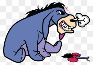Angry Eeyore By Johnreillymar - Angry Eeyore - Free Transparent PNG ...