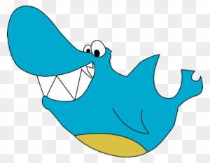 Cartoon Shark - Fun Cartoon Clip Art - Free Transparent PNG Clipart ...