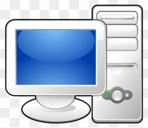 Pc Clipart - - Desktop Computer Vector Png - Free Transparent PNG ...