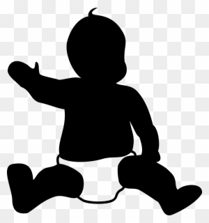 Simple Baby Outline - Baby Outline - Free Transparent PNG Clipart ...