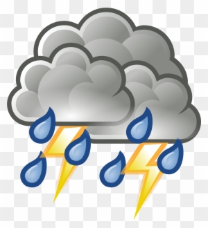 Related Storm Clipart Png - Thunderstorm Weather Icon - Free ...