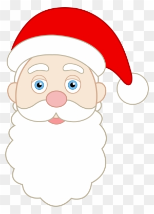 Printable Santa Face Pattern - Santa Faces Clip Art - Free Transparent ...
