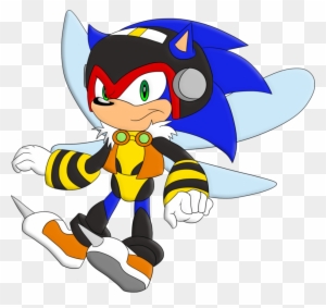Sonic The Bee-hog By Mattmiles - Cartoon - Free Transparent PNG Clipart ...