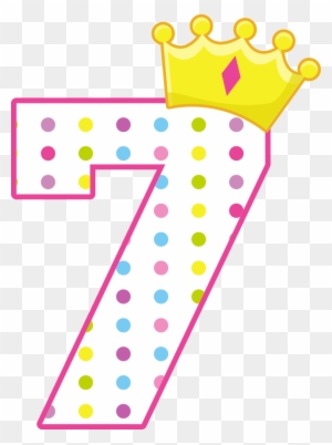 Princesas E Príncipes - Number 7 Cute Png - Free Transparent PNG ...