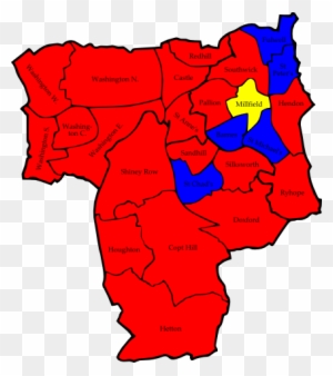A Map Of The Results Of The 2006 Sunderland Council - Map - Free ...