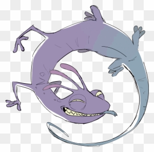 Randall Boggs - Salamander From Monsters Inc - Free Transparent PNG ...