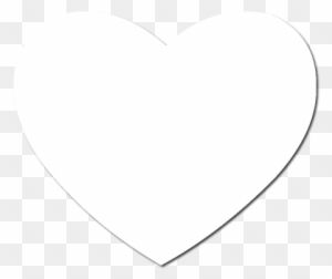 Heart Valentine Shaped Mousepad - Heart Icon Png White - Free ...