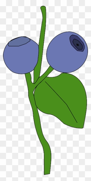 Berries, Blue, Food, Fruit, Cartoon, Plant, Berry - Berry Clip Art ...