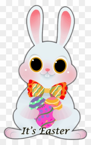 This Printable Easter Card Features An Easter Bunny - Academia Victoria ...