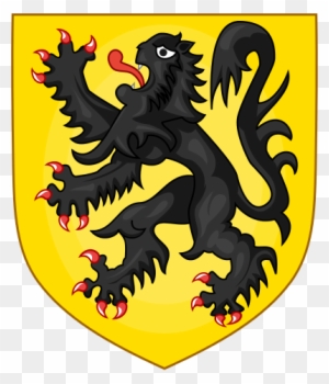 Arms Of Flanders - Flanders Coat Of Arms - Free Transparent PNG Clipart ...