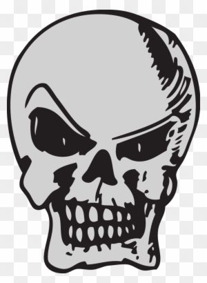 Grinning Drawing, Design, Skull, Halloween, Smile, - Skull Smile Png ...