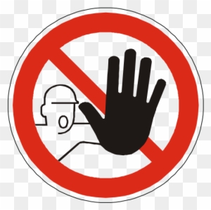 No Admittance Sign - Stop - Free Transparent PNG Clipart Images Download