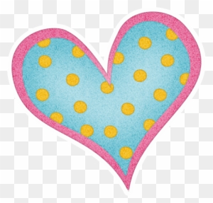 Decoupage - Hearts With Polk A Dot Clipart - Free Transparent PNG ...