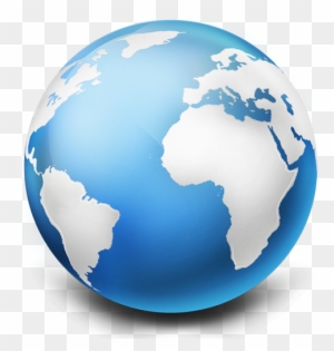 Blue-globe Cwmf - World Logo Png Transparent Background - Free ...