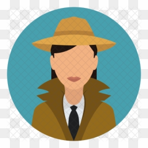 Detective Girl Icon - Detective - Free Transparent PNG Clipart Images ...
