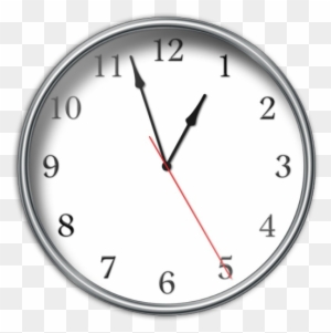 Clock Clipart 1pm - Clock .png - Free Transparent PNG Clipart Images ...