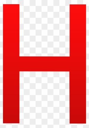 Red Letter H Clip Art - Letter H Clipart - Free Transparent PNG Clipart ...