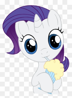 Filly Rarity With Milkshake By Snetri Filly Rarity - Twilight Sparkle ...