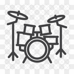 Drum Kit Icon - Drum Set Icon - Free Transparent PNG Clipart Images ...