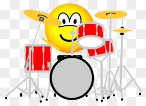 Drumming Emoticon - Drummer Emoticon - Free Transparent PNG Clipart ...
