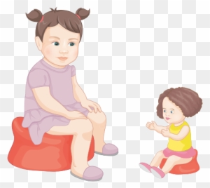 Potty Training - Sitting - Free Transparent PNG Clipart Images Download