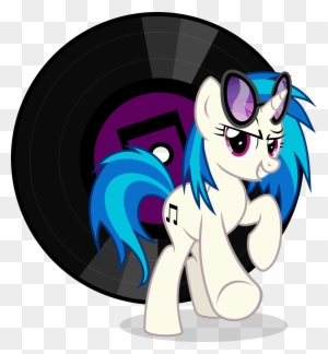 Dashiesparkle Vector - Mlp Vinyl Scratch Vector - Free Transparent PNG ...