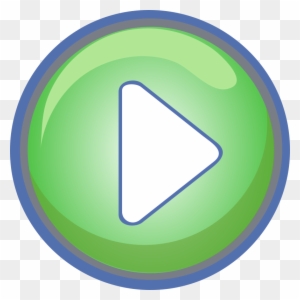 Medium Image - Play Button Green Png - Free Transparent PNG Clipart ...