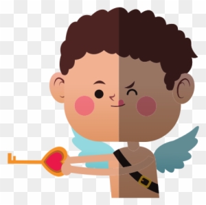 Cupid Cartoon Icon - Cupid - Free Transparent PNG Clipart Images Download