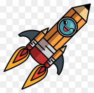 Cartoon Rocketship - Vector Graphics - Free Transparent PNG Clipart ...