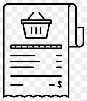 Receipt Coloring Page - Recibo Para Dibujar - Free Transparent PNG ...