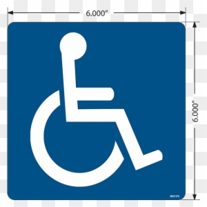 Handicapped Decal - Blue Badge - Free Transparent PNG Clipart Images ...