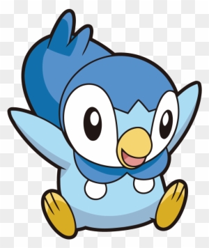 393piplup Dp Anime - Blue Pokemon Penguin - Free Transparent PNG ...