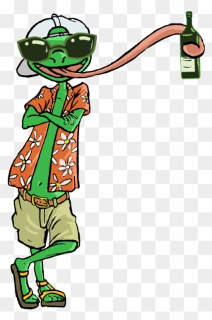 Leaping Lizard Liquors - Cartoon - Free Transparent PNG Clipart Images ...