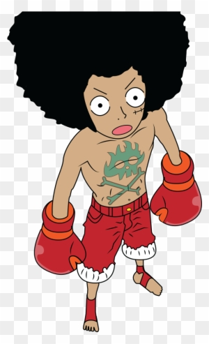 Monkey D Luffy Afro Boxer Vector By Kaminarishock - Luffy Afro - Free ...